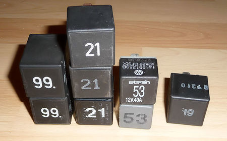 Relais (VW) und ihre Funktionen – Golf 1 und Golf Cabrio Wiki